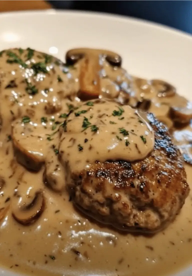 Slow Cooker Salisbury Steak That’s Tender, Savory, and Smothered in Mushroom Gravy - s ...