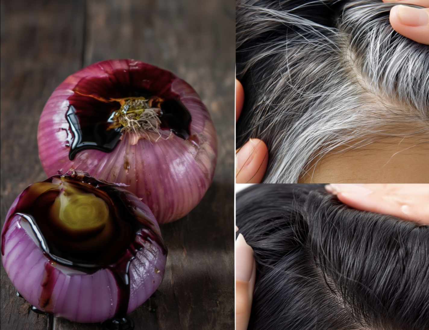 Roasted Onion Peel Treatment for Grey Hair That Supports Natural Color ...